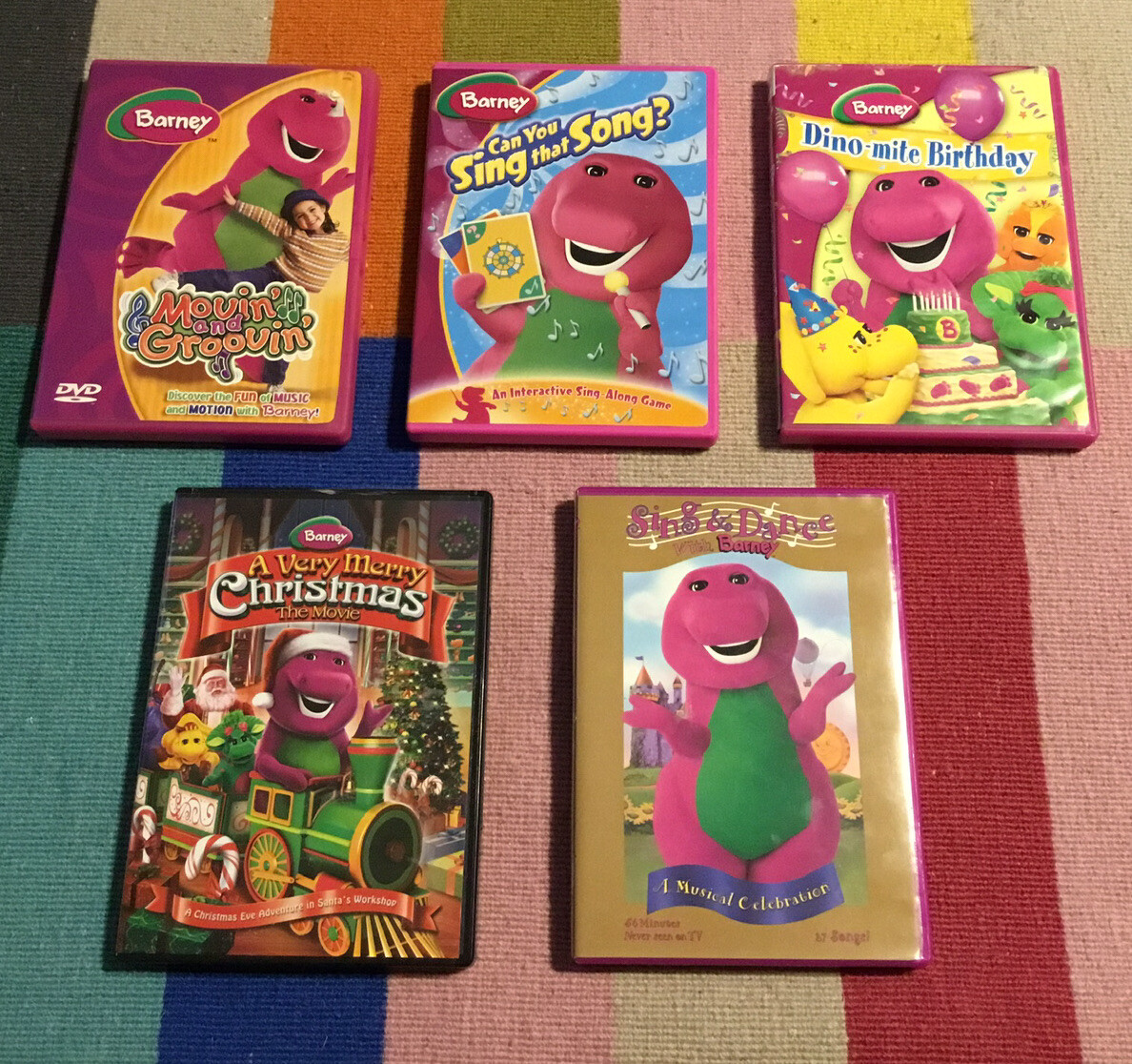 Barney & Friends DVD Lot of 5 Kids Classic | Grelly USA