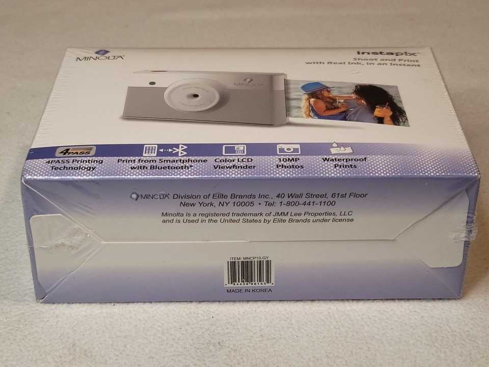 Minolta Instapix 2 in 1 Instant Print Digital & Bluetooth Camera ...