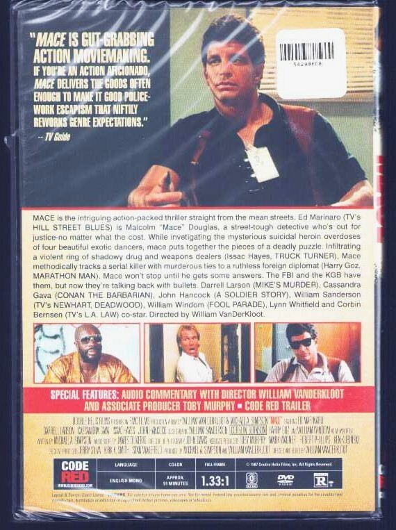 Mace aka Dead Aim (DVD 1987 Action Crime -Code Red - OOP - New & Sealed ...