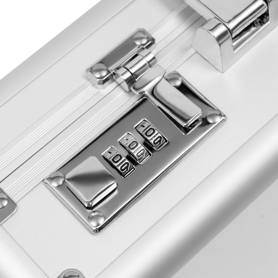 Aluminum Hard Case Big Capacity With Combination Lock Briefcase With ...