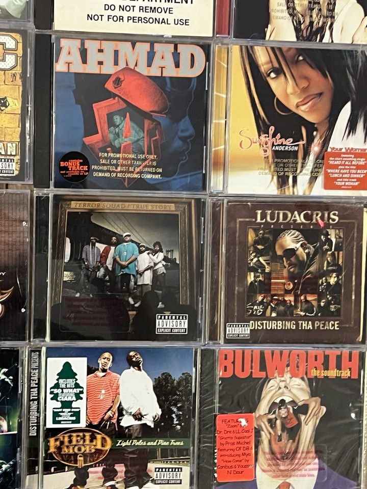 Lot Of 28 Promo Promotional Copies CD's Rap Hip Hop Pop Alt Rock Mixed ...