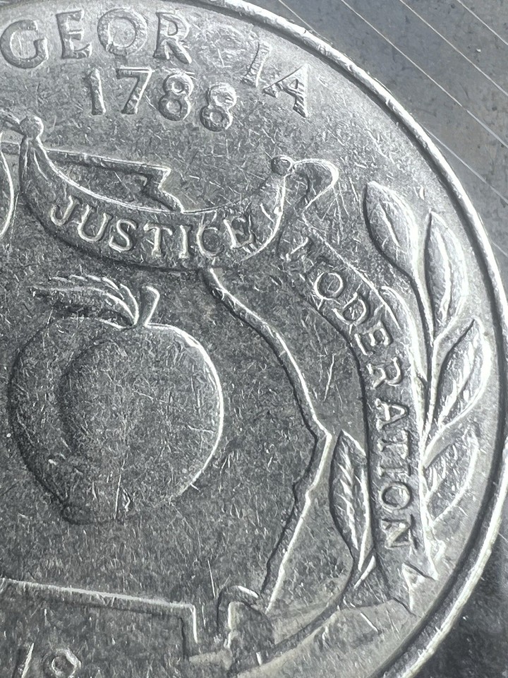 Georgia State Quarter! One Of A Kind!!!ERRORS!!!!RARE!!! | eBay
