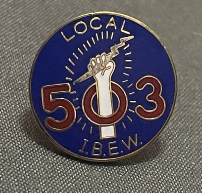 VTG IBEW Local 503 Pin Goshen New York | eBay