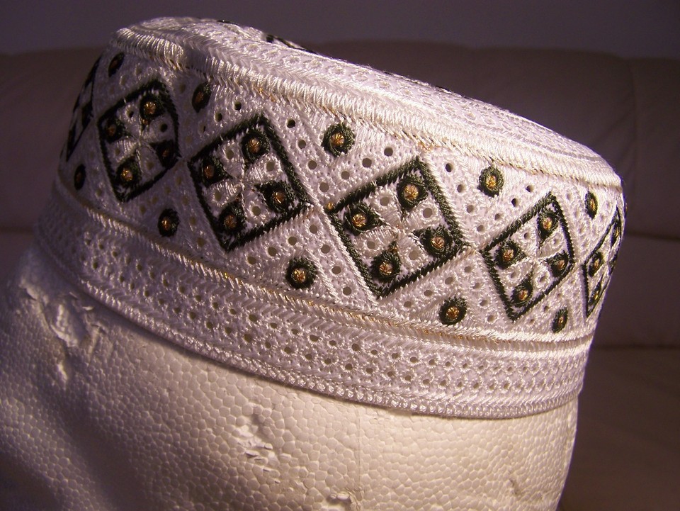 Traditional Tajikistani Style Caps/Topi/Taqiyah/Kufi Mix Colours 57cm ...