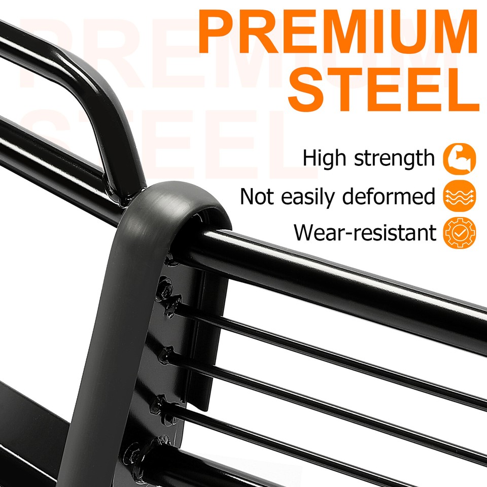 Power Coated Steel Bumper Grille Brush Guard Push Bar For Toyota ...