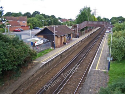 Photo 6x4 Hedge End railway station Horton Heath/SU4916 Viewed from the ...