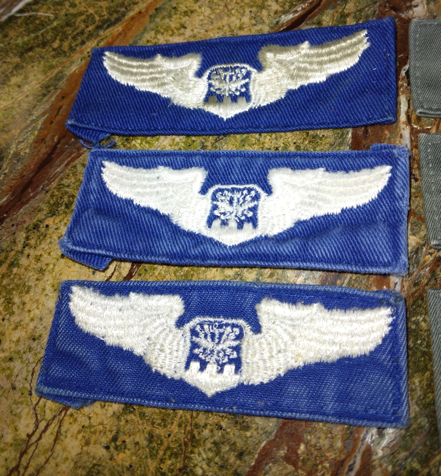 US Air Force Officers Pilots Tags Emblems Nice Lot of 6 items. PAFB ...