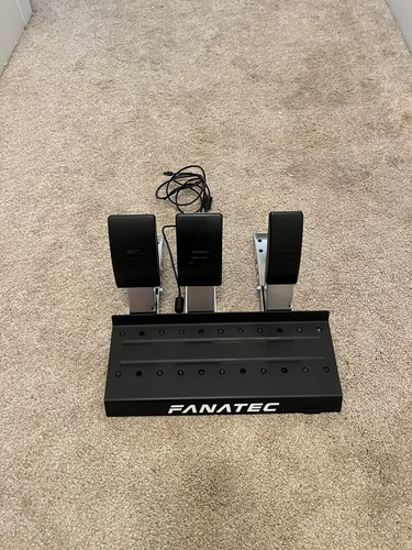 Fanatec DD Pro Wheel Base, McLarenCsl Elite Wheel, Csl Pedals W Load ...