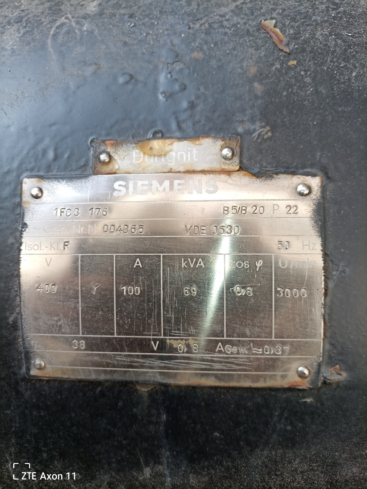 Stromzeuger Siemens Diesel Notschtromagregat MWM Stromaggregat ...