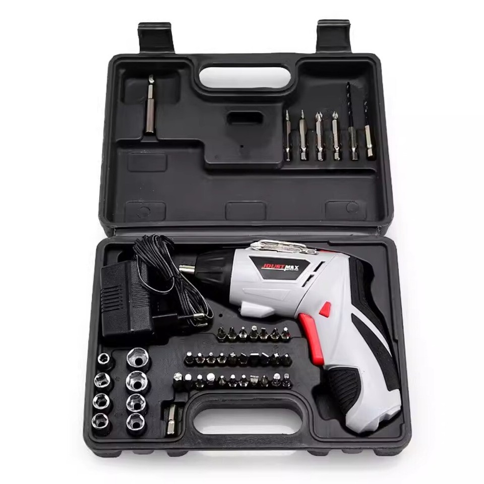 45pcs/set 4.8V 220rpm Cordless Electric Screwdriver 90-180 Degree ...