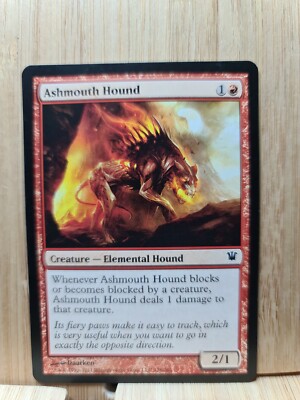 Magic The Gathering🏆ASHMOUTH HOUND🏆Creature - Elemental Hound MTG Card ...