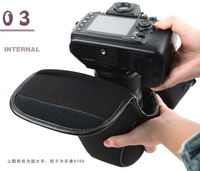 Soft Camera Case Bag Pouch Cover For Nikon DSLR D70 D70S D90 D7000 D80 ...