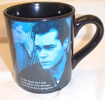 Goodfellas Movie 12 oz Black Ceramic Coffee Mug Cup Ray Liotta Joe ...