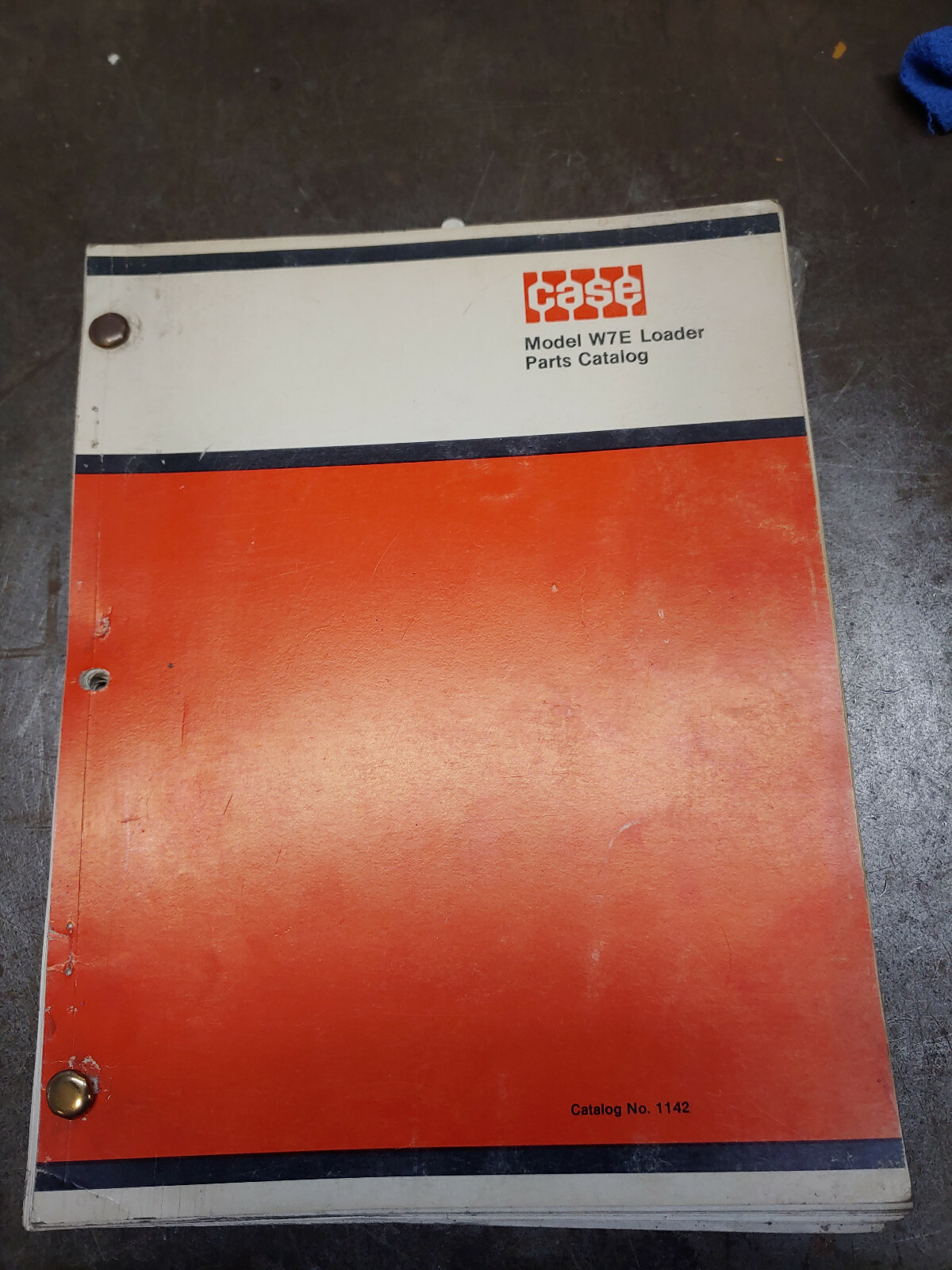 CASE W7E LOADER PARTS CATALOG No. 1142 | eBay