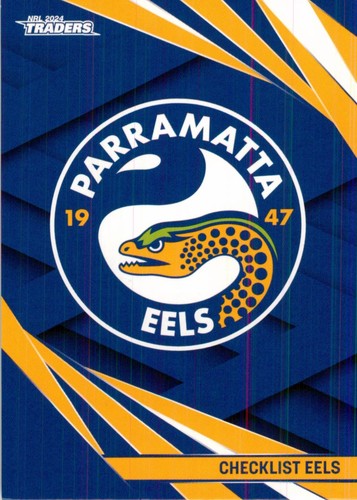 2024 Parramatta Eels NRL TLA Traders Card - Club Logo | eBay