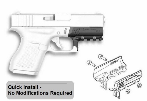 Recover Tactical Picatinny Rail Glock 17,19,20,21,23,26,27,29,30,42,43 ...