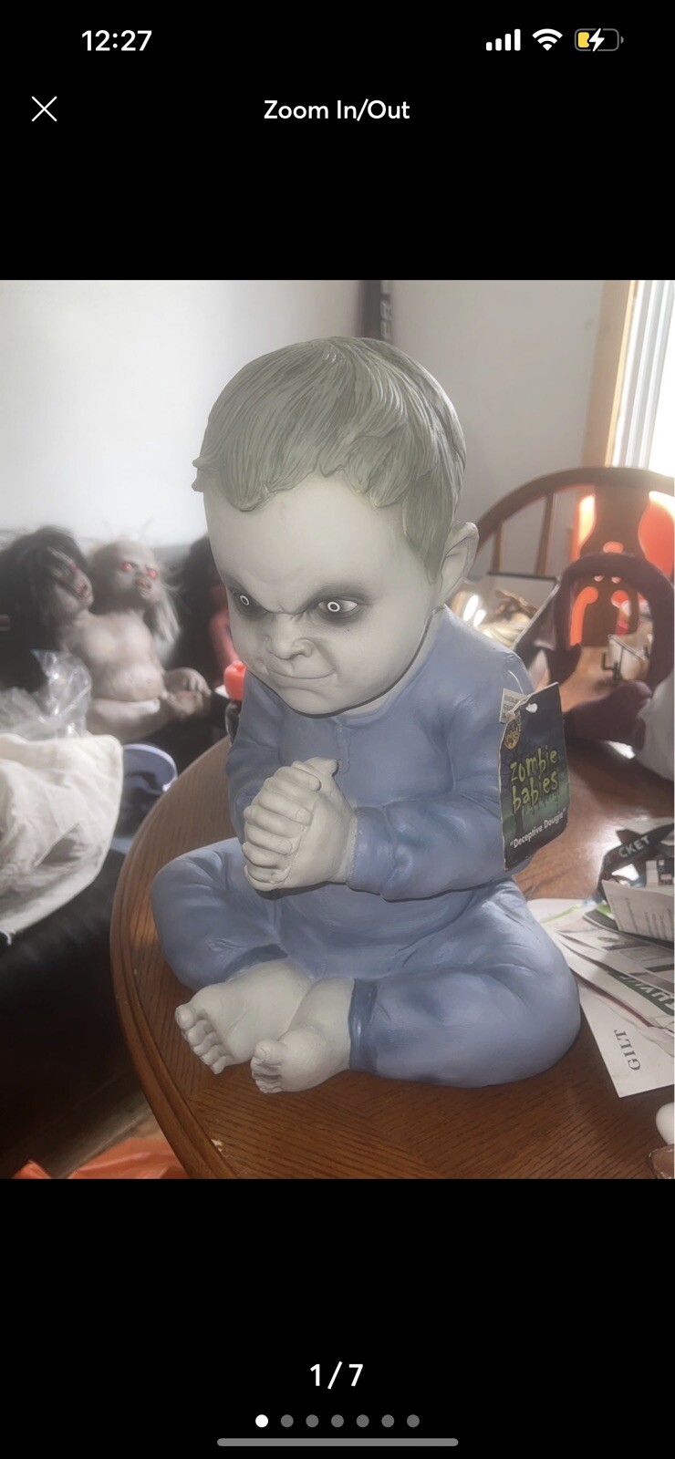 Spirit Halloween zombie baby deceptive dougie bnwt Latex Prop Retired ...