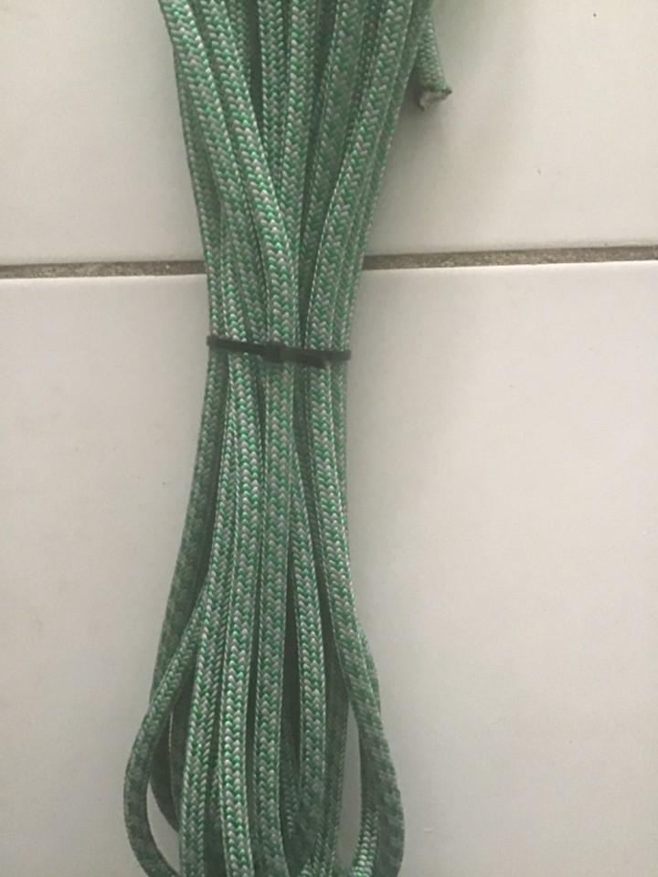 rope doublebraid polyester size 8 mm length 10 metres sheet halyard ...