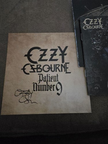 OZZY OSBOURNE Signed PATIENT NUMBER 9 CD | eBay