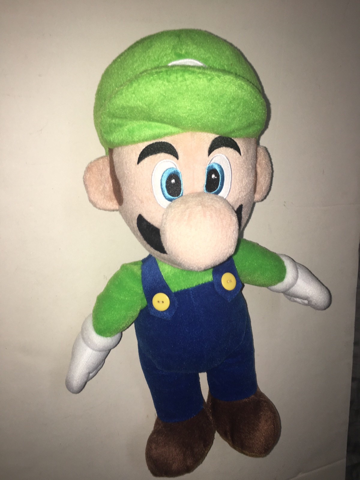 Nintendo Super Mario Brothers Luigi Soft Plush Stuffed Backpack Bag ...