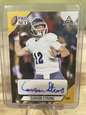 2021 Leaf Pro Set Carson Strong Rookie Auto RC #PS-CS1 Eagles D1 | eBay