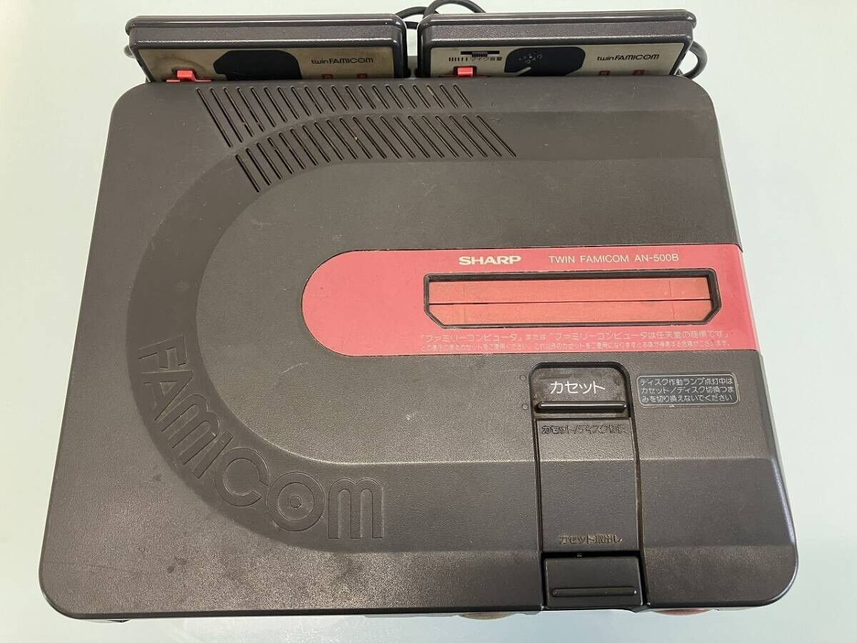 TWIN FAMICOM SHARP Console AN500-B Red AN-500-B Untested AN-500B | eBay