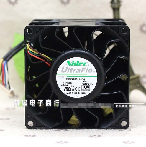 C80V12BS1AJ-70 12V 4.68A 8089 8CM violent car booster cooling fan #A6 ...