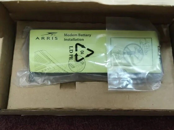 Lot Of 10 Arris BPB044S Black 8.4Volt 4400mAh Modem Backup Battery | eBay