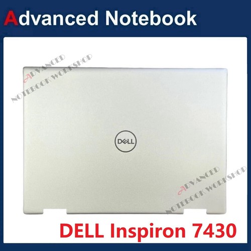 Silver Screen Top Cover Back Rear Case Dell Inspiron 14 7435 7430 2-in ...