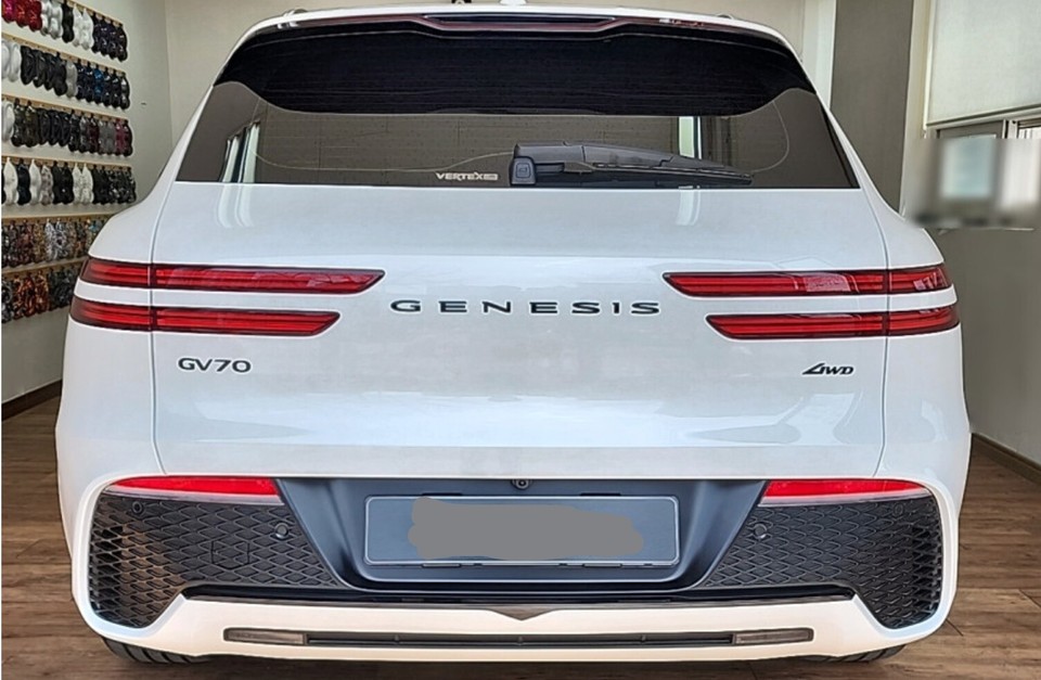 Hood Trunk Wing Logo Letter Glossy Black Emblem For 2021 ~2023+ Genesis ...