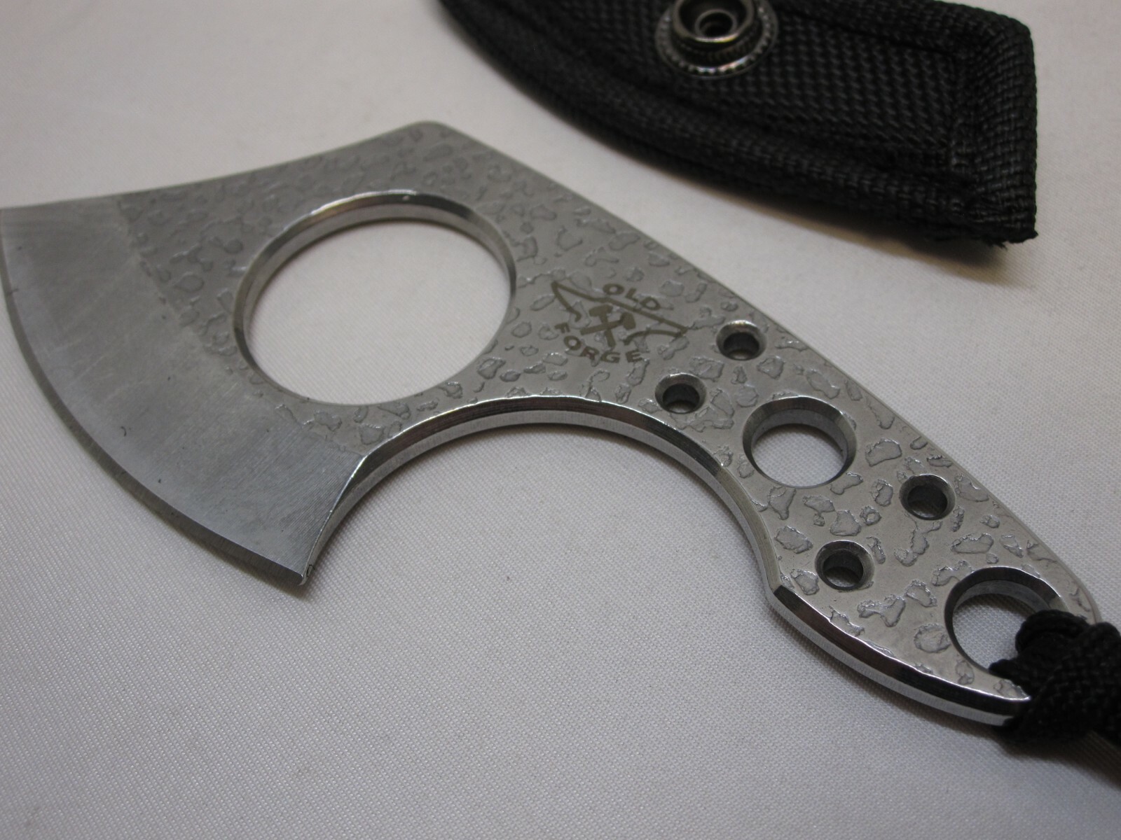 NEW POCKET CHOPPER MINI MEAT CLEAVER BUTCHER KNIFE w/ SHEATH & LANYARD ...