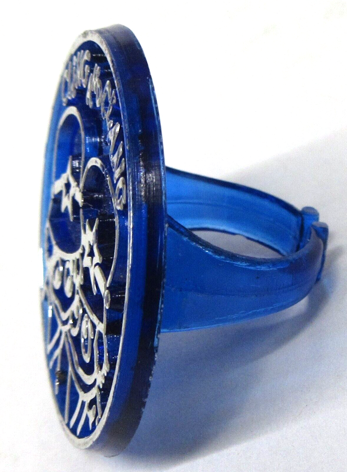 1970 H.R. Pufnstuf CLING & CLANG blue ring Kellogg's Cereal premium wb ...