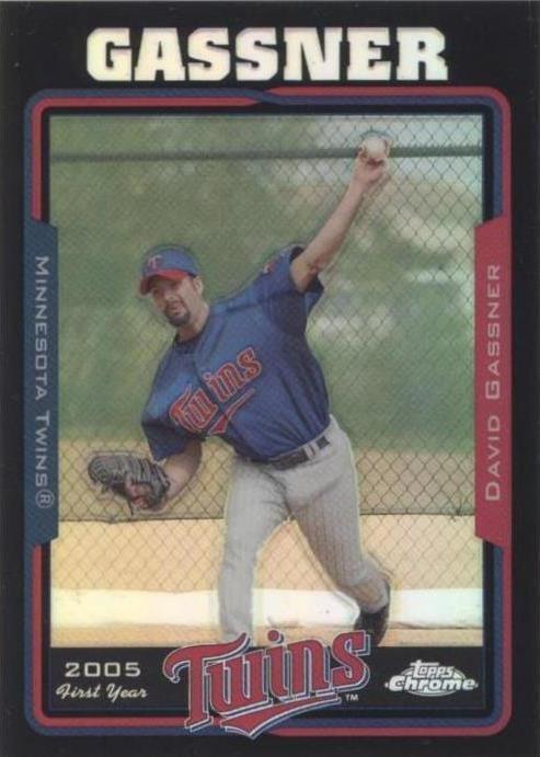2005 Topps Chrome Update & Highlights - Dave Gassner #UH180 Black ...