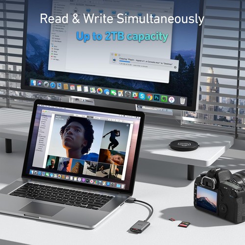 uni SD Card Reader, High-Speed USB 3.0 to Micro Adapter, Grey | eBay