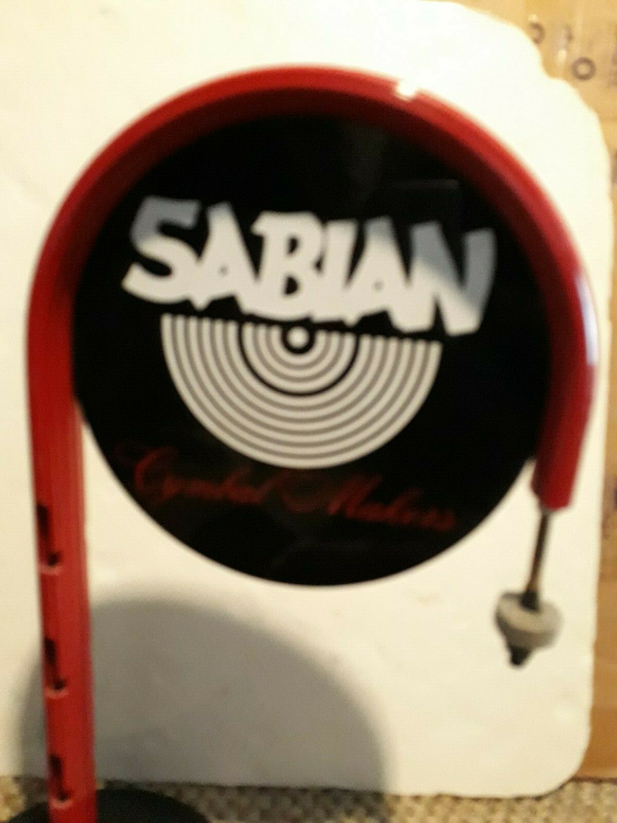 Vtg Sabian Cymbal display stand store display shop | eBay