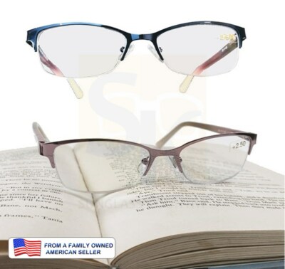 The LISA womens READING glasses FREEBIES! SPRING HINGES BEAUTIFUL +150 ...