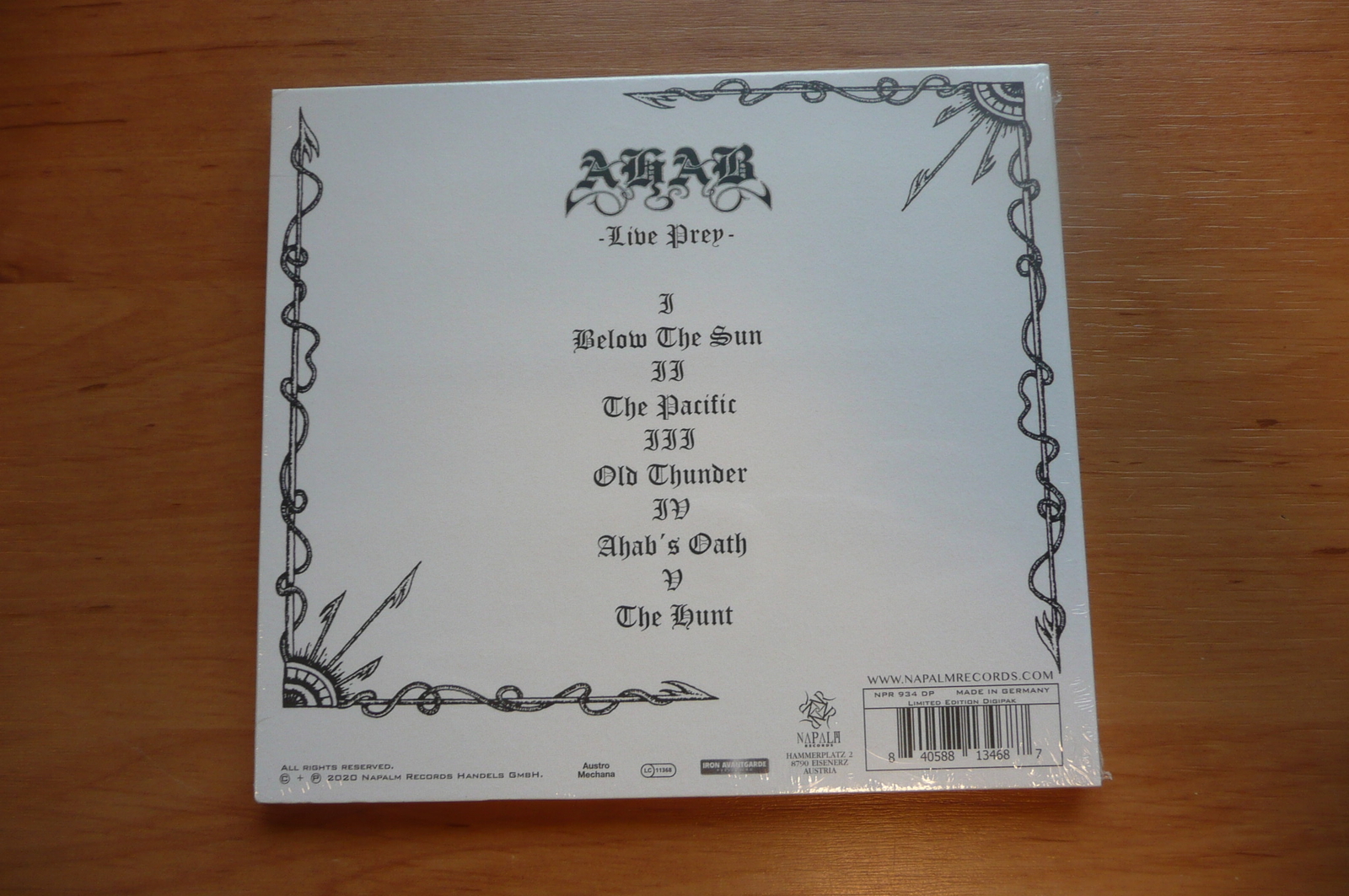Live Prey by Ahab (CD, 2020) for sale online | eBay