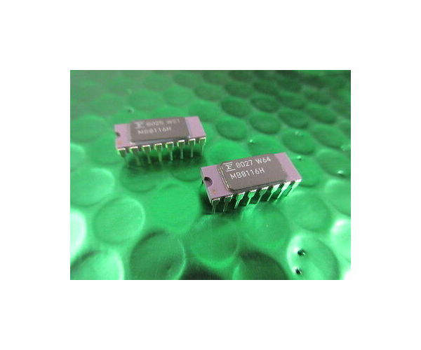 MB8116H Qty6 Fujitsu genuine IC 150ns 16384x1 DRAM compatible MK4116 ...