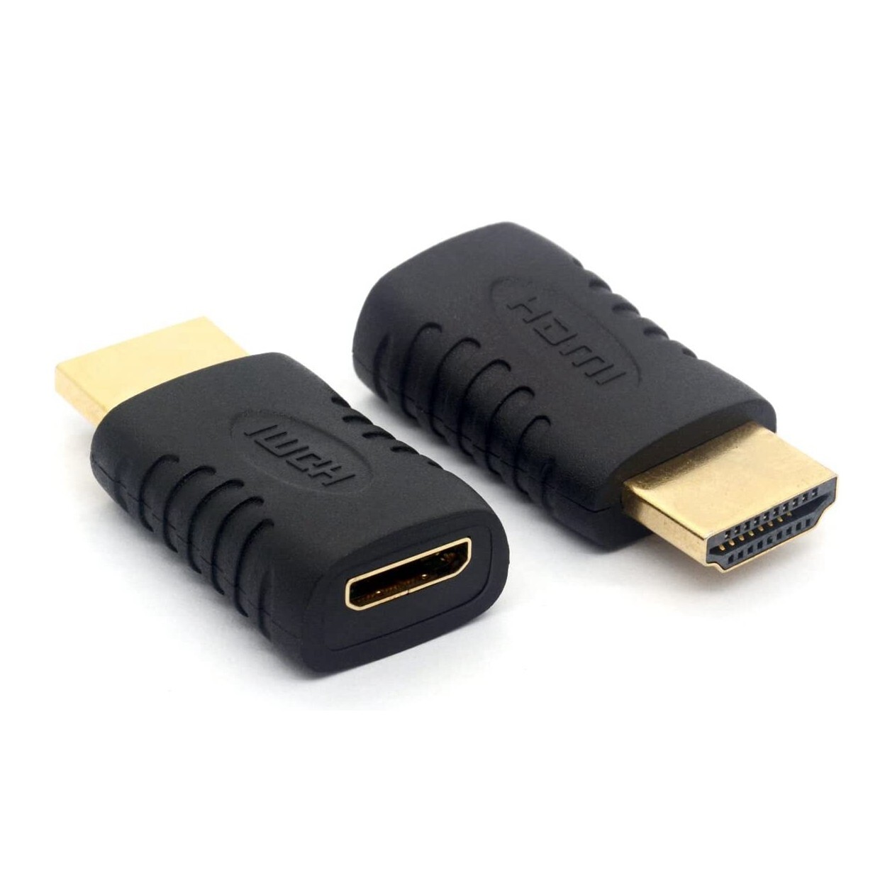 (Pack of 2) Mini HDMI Female to HDMI (Type A) Male Adapter TV Cable ...