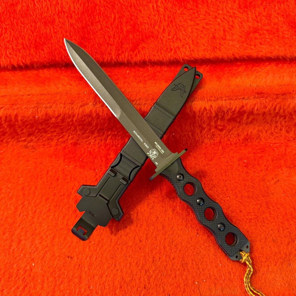 Benchmade SOCP 185BK-1 Fixed Blade Black cpm 3V Knife first production ...