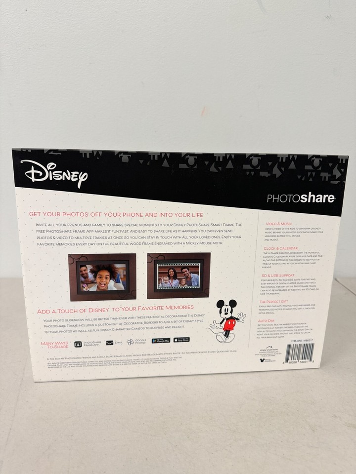 Disney Classic 10" PhotoShare Smart Digital Picture Frame by Simply ...