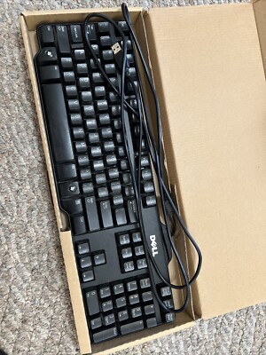 Dell L100 USB Keyboard - SK-8115 black, with standard cable 104 genuine ...