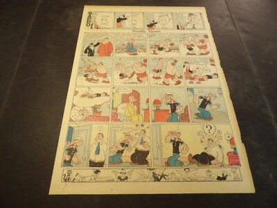 Thimble Theatre (Popeye) by Elzie Segar - Jun 21, 1936 - Sunday - Full ...