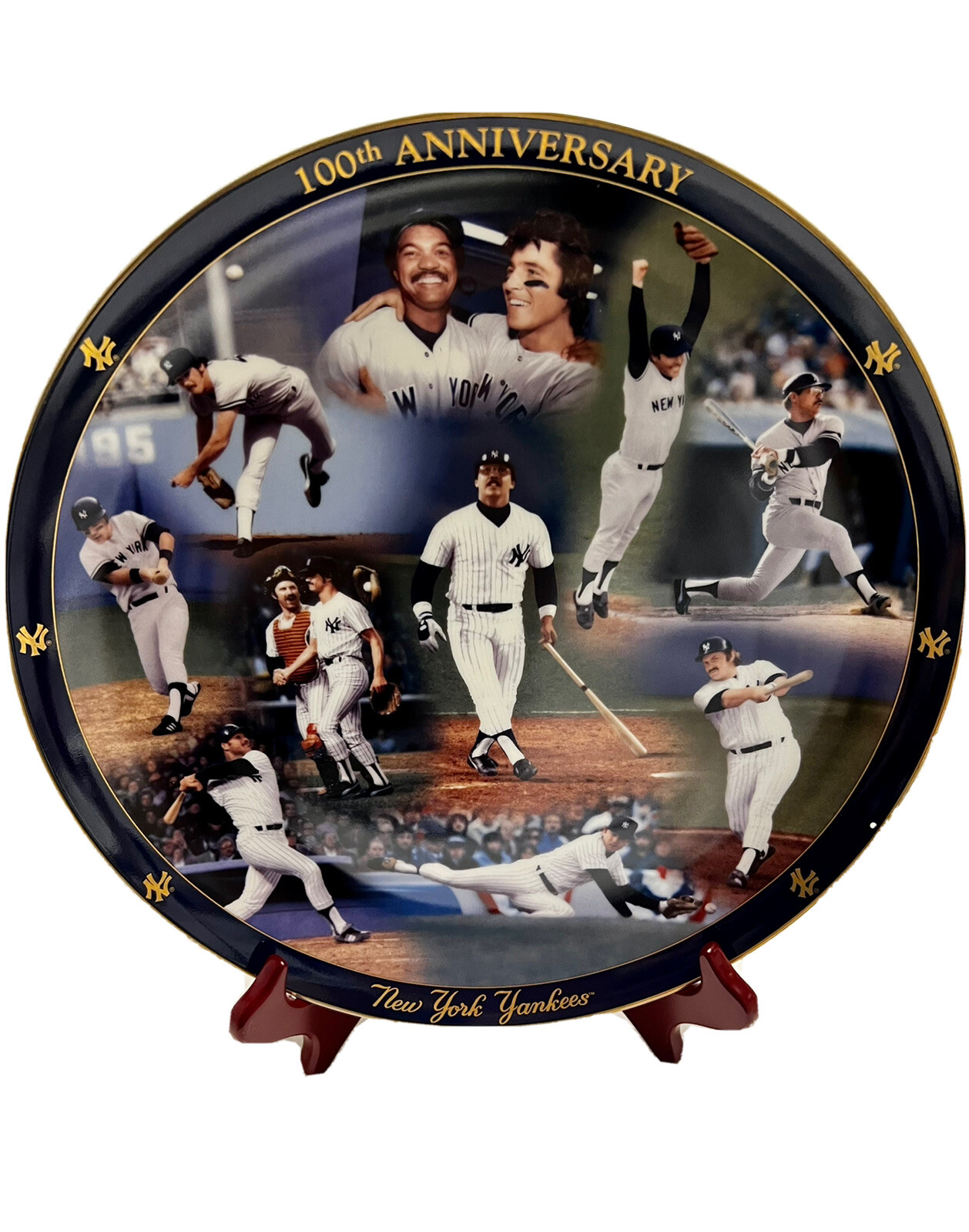danbury mint yankee 100 year anniversary plate (1971-1980) | eBay