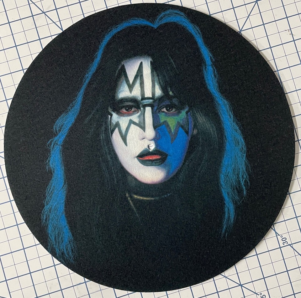 KISS Turntable Slipmat for Vinyl Records 12" DJ Slip Mat glam rock ...