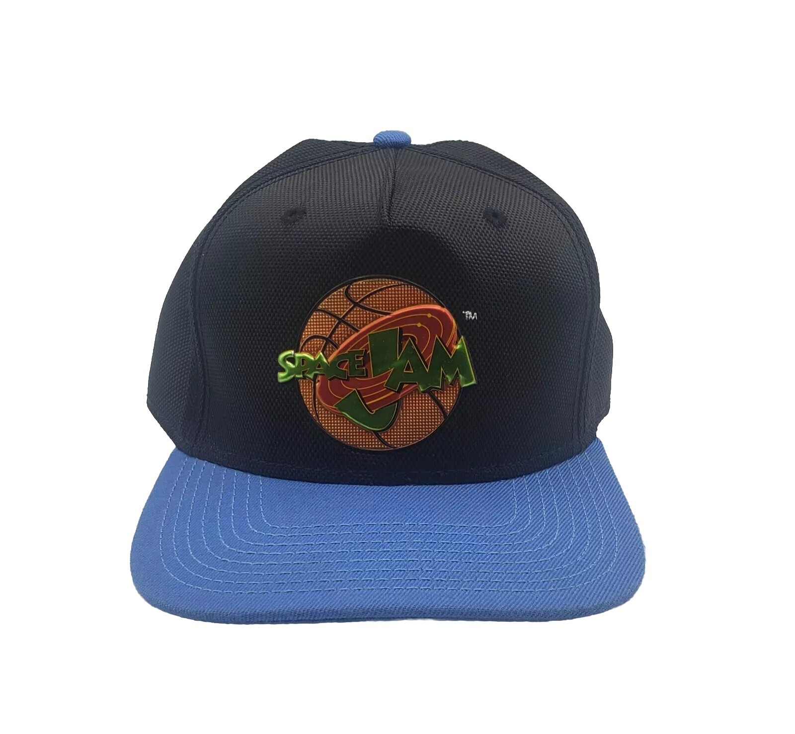 Space Jam Tune Squad Script Snapback Hat Cap Blue and Black | eBay