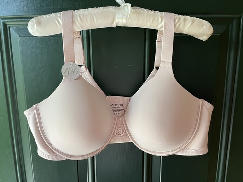 BRA NWT Vanity Fair 44C Full Figured Underwire Beauty Back Sheer Quartz ...
