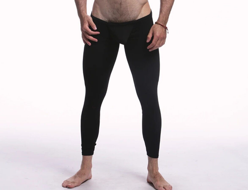 N2N Bodywear Men's Cotton Stretch Low Rise Long John, M Black - NWT | eBay