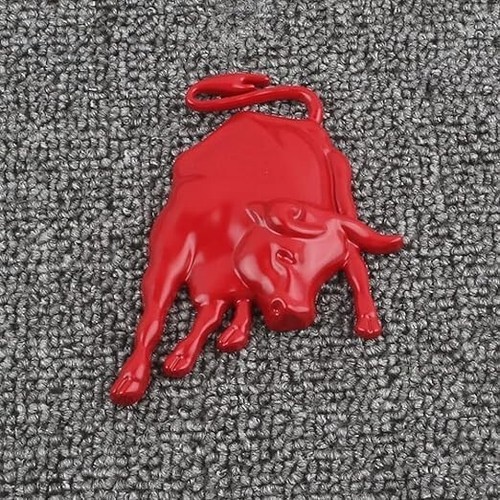 3D Raised Ox Bull Metal Monogram Emblem Badge Sticker for All Cars ...