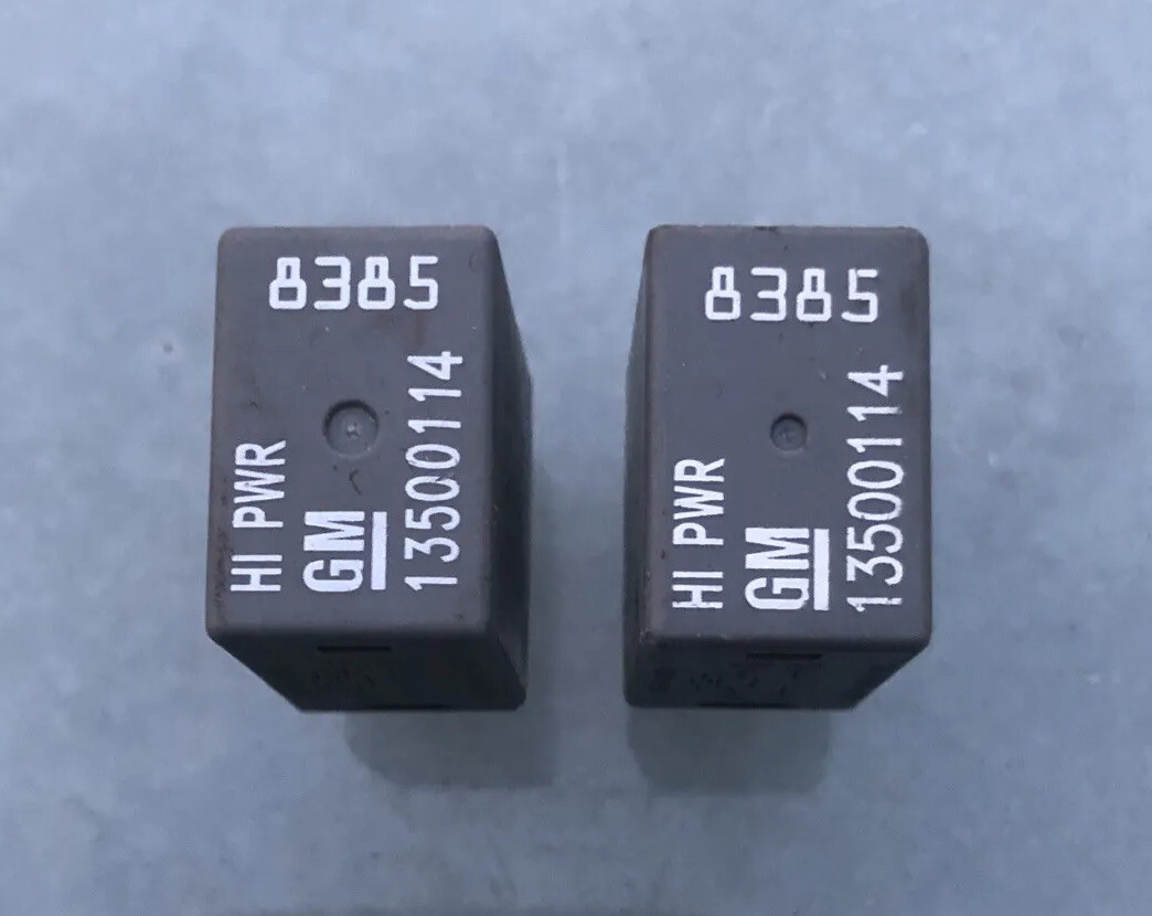 (2pcs) Used GM 4-Pin Relay 13500114 High Power Multi-Use Relay tested ...